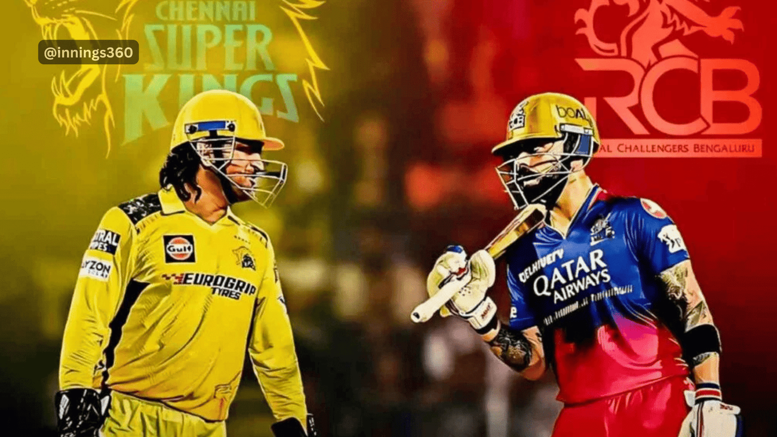 IPL 2025: CSK vs RCB Head-to-Head Stats, Analysis, and Key Players - Innings